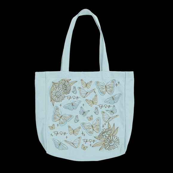 Taylor Swift | Bags | Taylor Swift Blue Butterfly Debut Album Tote ...